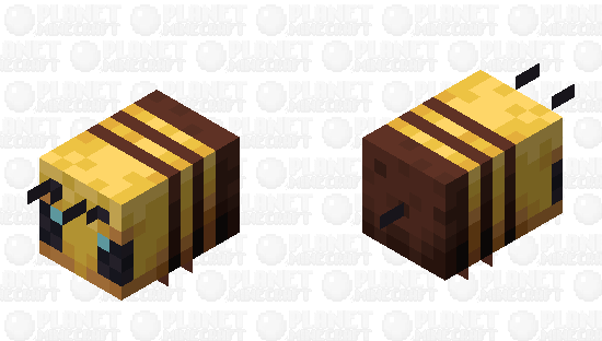 Wingless bee Minecraft Mob Skin