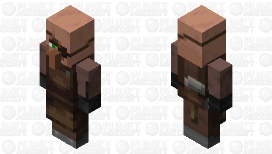 Weaponsmith with Arms apart Minecraft Mob Skin