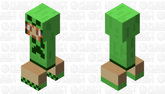 Cursed pack creeper Minecraft Mob Skin