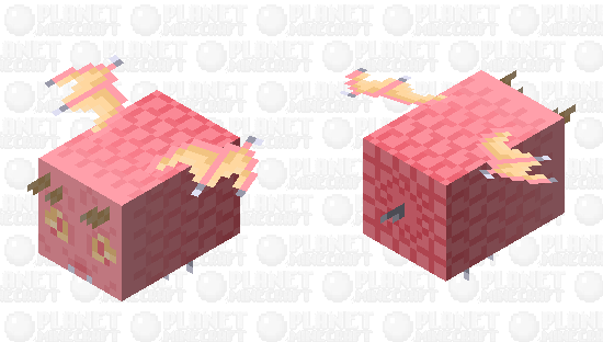 strawberry dragon bee Minecraft Mob Skin