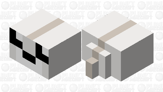 Cute baby White Seal Minecraft Mob Skin