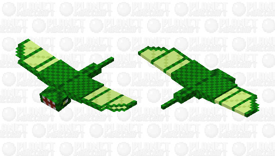 Green dragon Minecraft Mob Skin