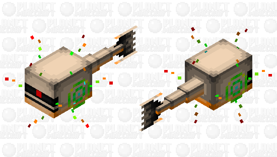 Advanced submarine Minecraft Mob Skin