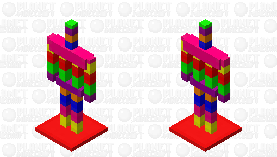 Rainbow 🌈 Armour stand Minecraft Mob Skin