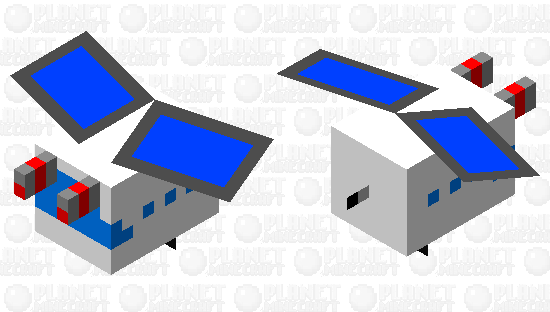 Futuristic bee Minecraft Mob Skin