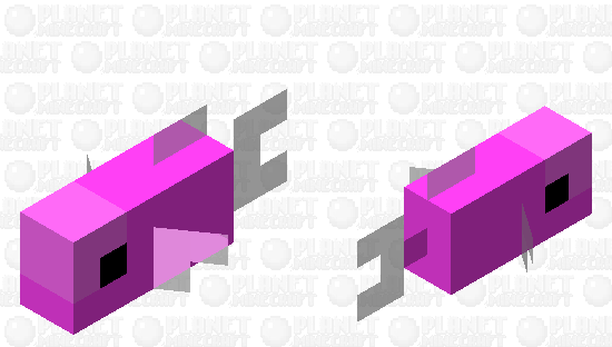 Pink Glofish Minecraft Mob Skin