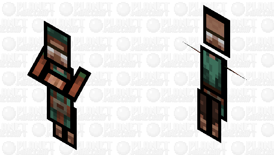 Paper Hydromancer Minecraft Mob Skin