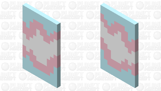 Gooey Trans Flag Cape Minecraft Mob Skin