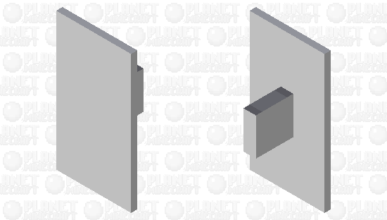 a white shield (or invis) Minecraft Mob Skin