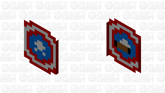 Captain America's shield Minecraft Mob Skin