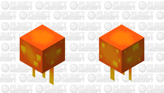 Nether glow squid (Fire squid) Minecraft Mob Skin