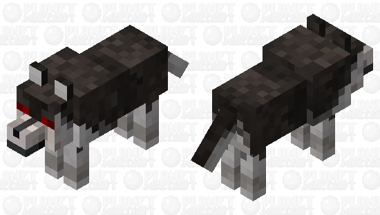 Husky is mad Minecraft Mob Skin