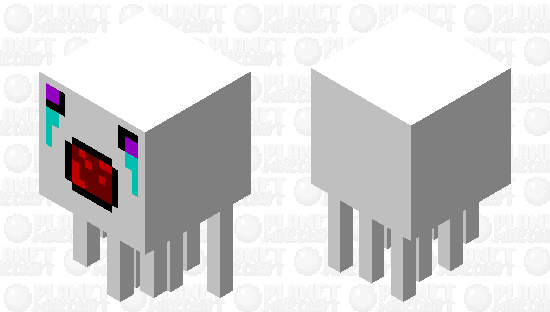 Fireball ghast Minecraft Mob Skin