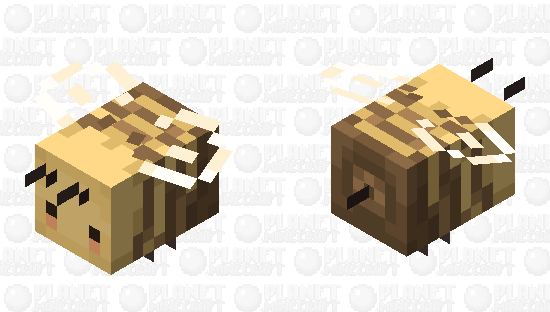 Soft Cute Bee Skin Minecraft Mob Skin