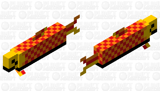 Spicy Salmon Minecraft Mob Skin