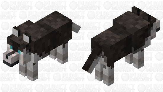 Untamed Husky Minecraft Mob Skin