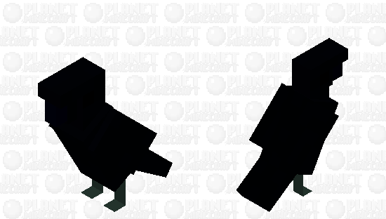 Crow V1 Minecraft Mob Skin