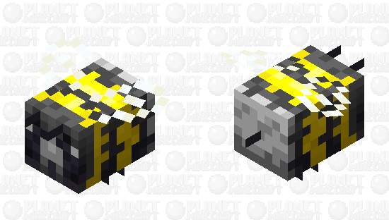 Old Bee Minecraft Mob Skin