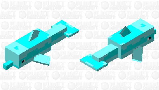Dimond Dolphin Minecraft Mob Skin