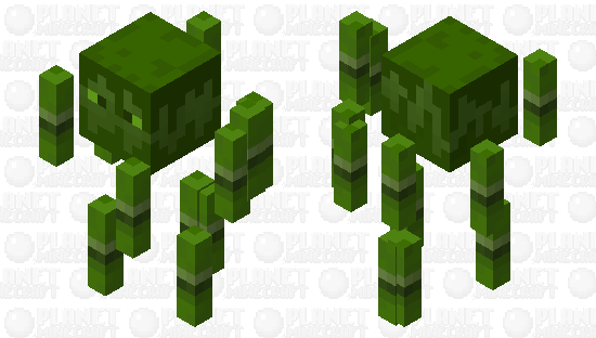 Bamboo Blaze Minecraft Mob Skin