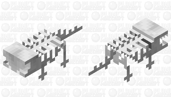 Axskelotl Minecraft Mob Skin