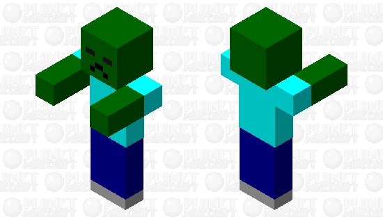 Derpy zombie Minecraft Mob Skin