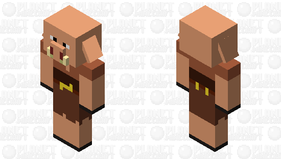 Piglin simple Minecraft Mob Skin