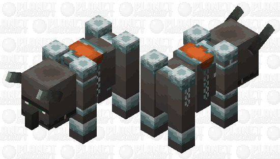 Ravager but Shaded by Me Minecraft Mob Skin