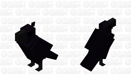 Crow Minecraft Mob Skin