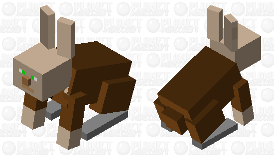 conejo aldeano Minecraft Mob Skin