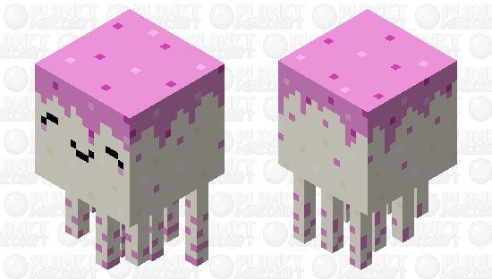 Food Collection - Strawberry Dipped Ghast Minecraft Mob Skin
