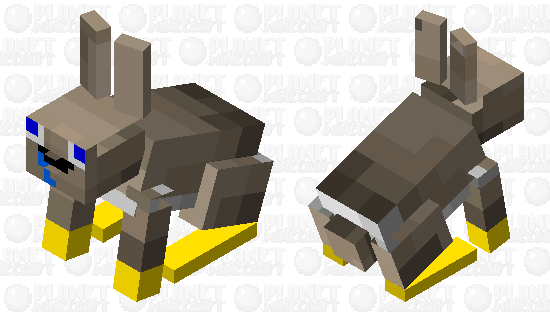 derpy rabbit Minecraft Mob Skin