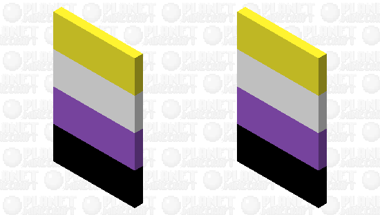 Non-Binary cape: For pride month Minecraft Mob Skin