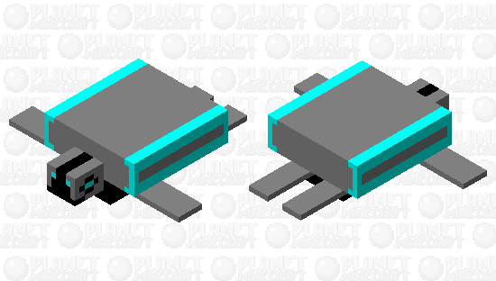 Futuristic Turtle Minecraft Mob Skin