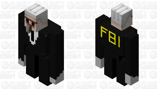 FBI Golem Minecraft Mob Skin