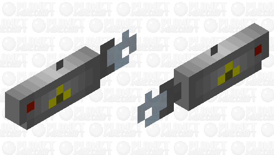 Nuclear Torpedo Minecraft Mob Skin