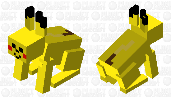 Pikachu Minecraft Mob Skin
