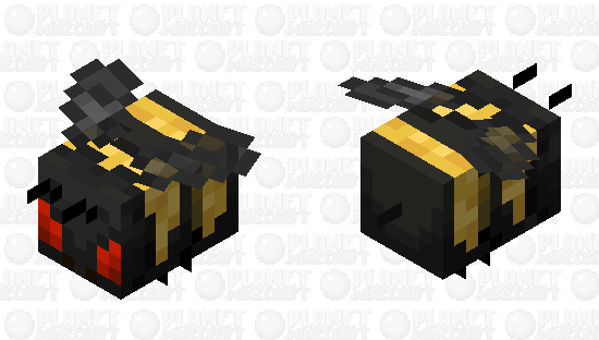 Angry Bumblebee Minecraft Mob Skin