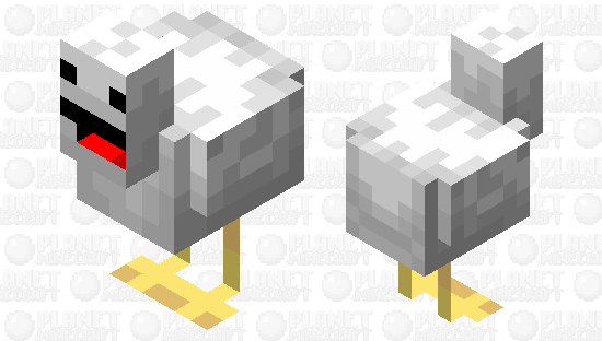 Derpy chicken Minecraft Mob Skin