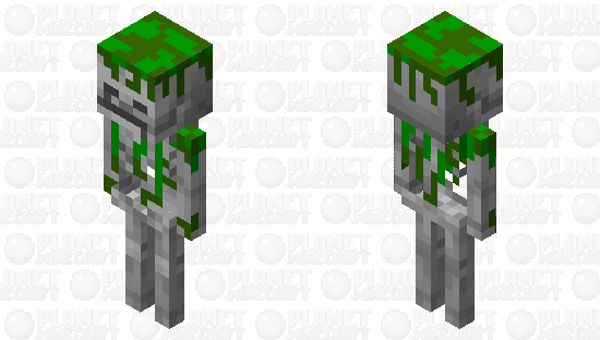 Mossy skeleton (MCD jungle awakens) Minecraft Mob Skin