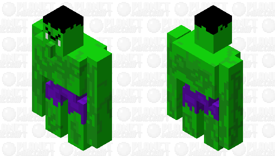 The Hulk Minecraft Mob Skin