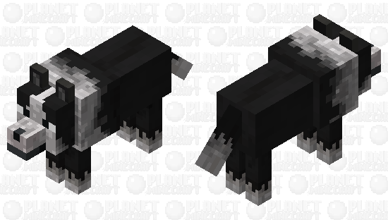 Blue Border Collie Minecraft Mob Skin