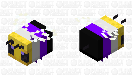 ~Enbee~ Non binary Pride Minecraft Mob Skin