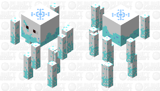 snow blaze Minecraft Mob Skin