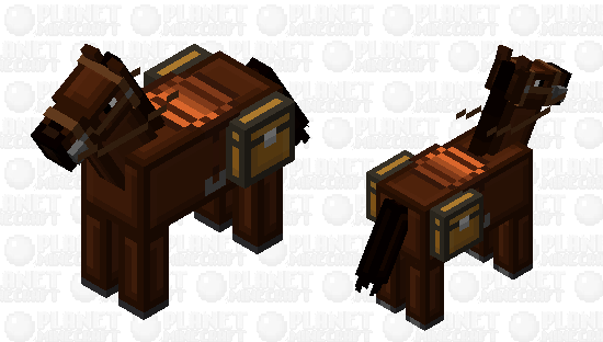 Simplistic Brown Horse Minecraft Mob Skin