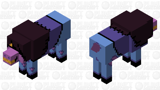 Susie Angry (𝔻𝕖𝕝𝕥𝕒𝕣𝕦𝕟𝕖) Minecraft Mob Skin