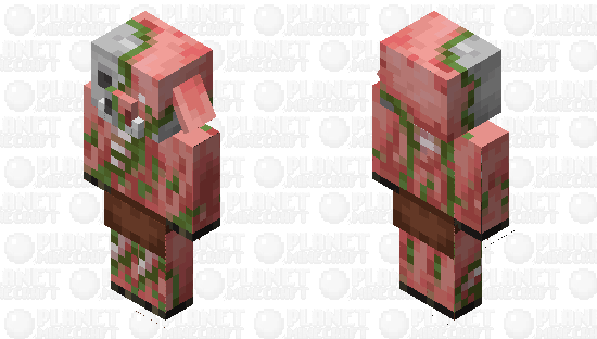 Zombified Piglin Texture Minecraft Mob Skin
