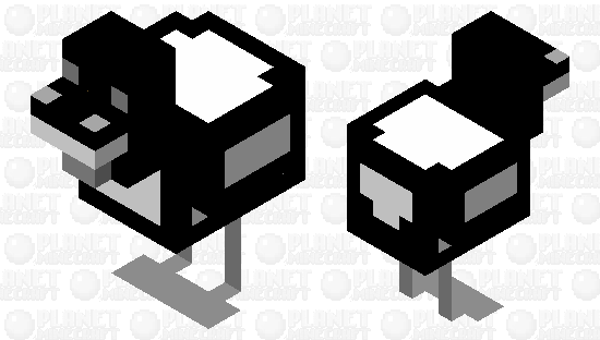 cartoon chicken Minecraft Mob Skin