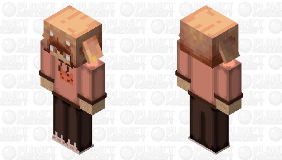 Piglin hoodie Minecraft Mob Skin