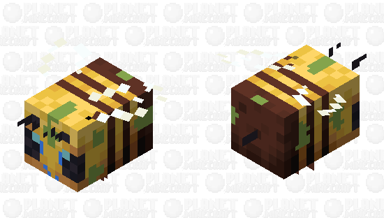 sad bee :( Minecraft Mob Skin
